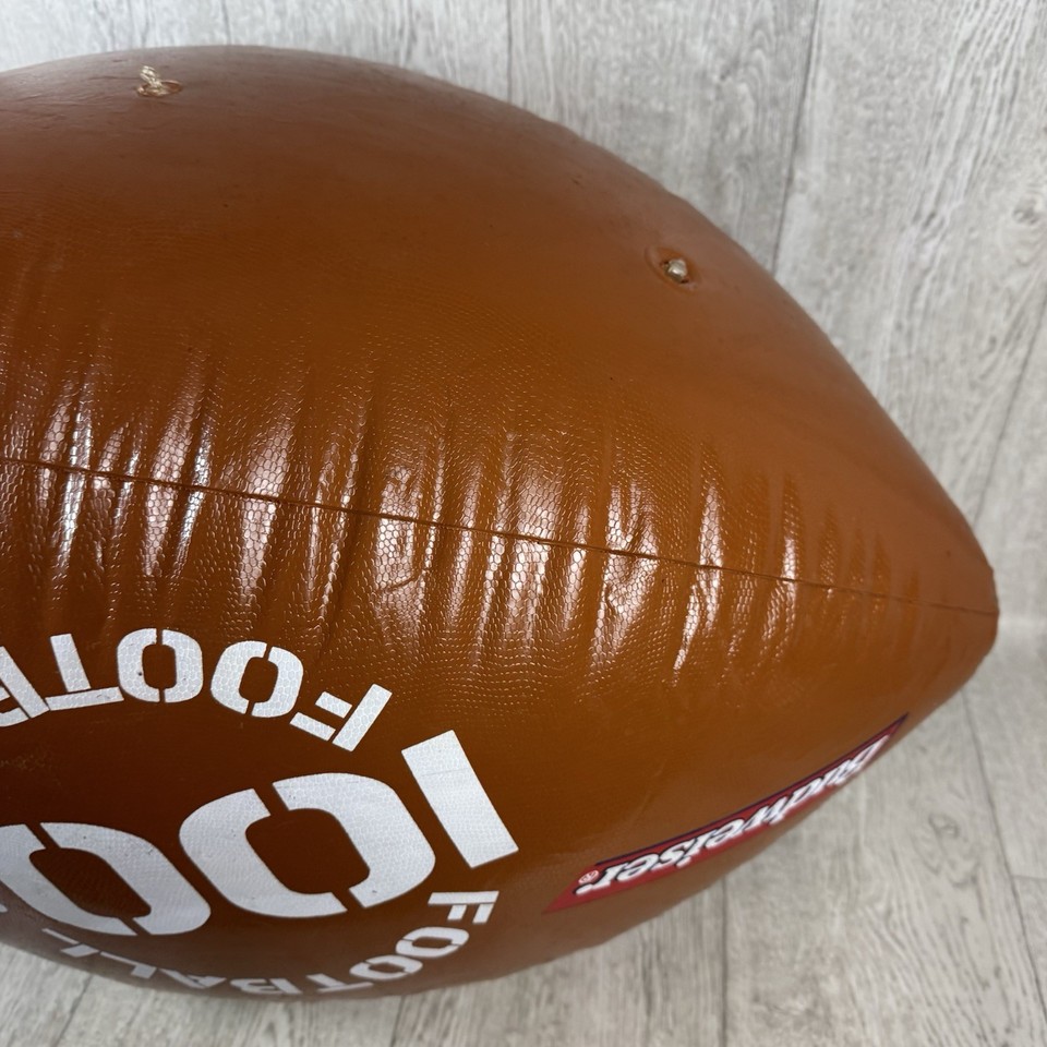 1999 Budweiser BUD LIGHT 100% FOOTBALL Inflatable 36" Blow-Up Bar Man ...