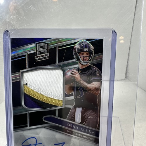 2024 Panini Spectra - Devin Leary #241 Rookie, Patch, Auto Prizm /99 | eBay