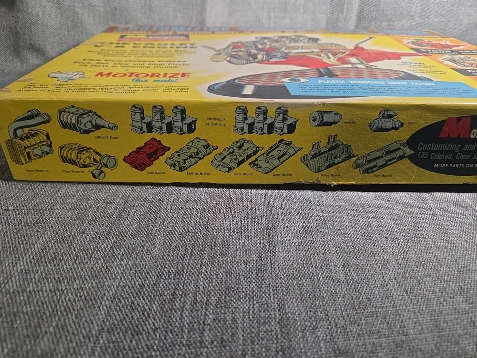 Vintage Mongram Customizing Auto Engine Kit Chevrolet V8 | eBay