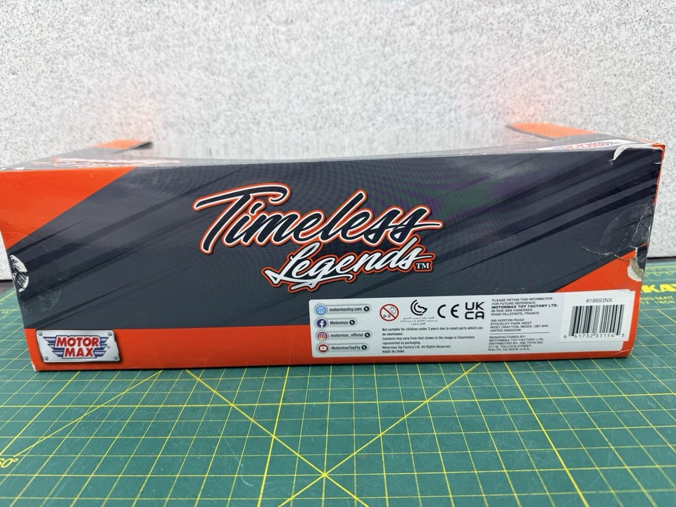 Motor Max 1958 Plymouth Fury Blue/White Timeless Legends 1:18 Die Cast ...