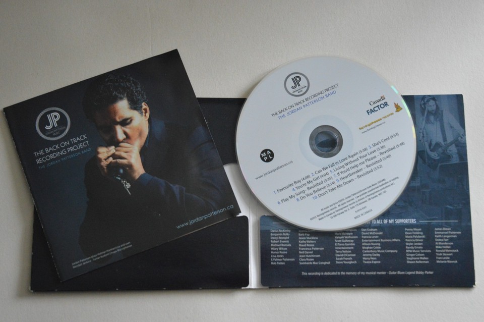 Jordan Patterson The Back On Track Recording Project Signed Copy 2015 ...