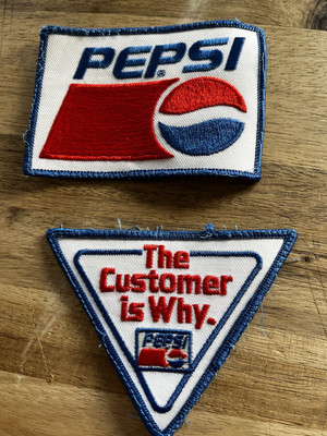 Vintage PEPSI Logo Uniform Patch 4" x 2-1/2" | eBay