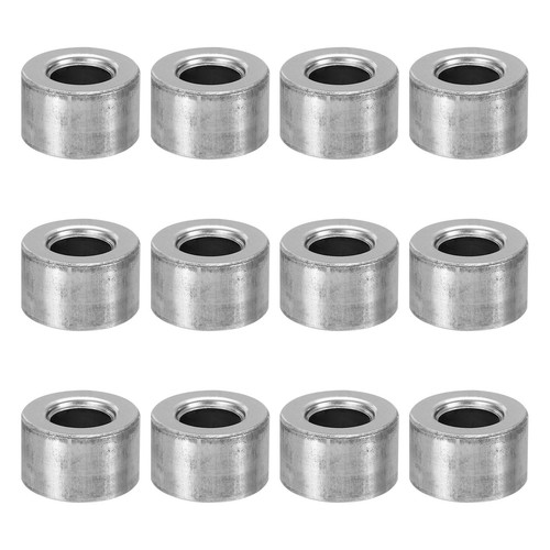 12Pcs M8 Steel Spacers 8mm ID x 16mm OD x 10mm L Metal Spacer Screw ...