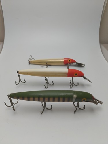 Lot Of 3 Vintage Cisco Kid 7” Musky Fishing Lures Assorted Varieties ...