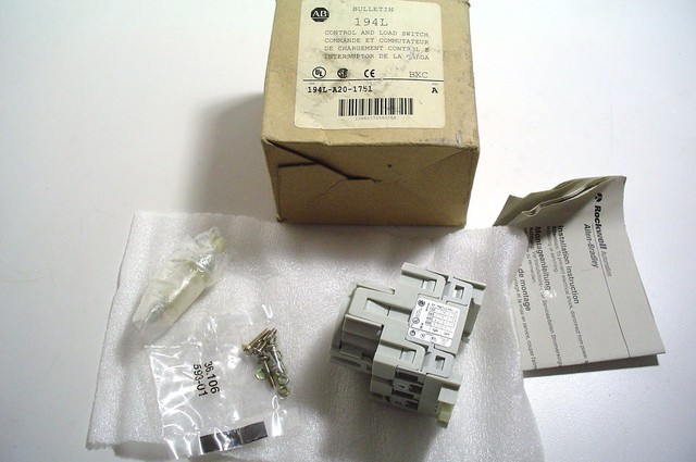 Allen Bradley 194l-a20-1754 Load Switch 20 Amp on off 90 Degree ...