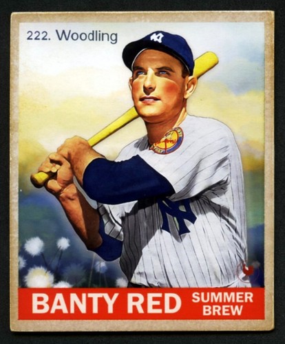 Banty Red Summer Brew #222 GENE WOODLING, New York Yankees DEBUT | eBay