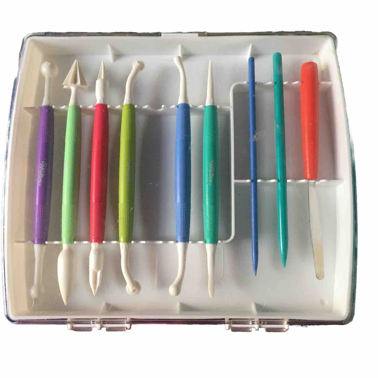 8Pc Tool Set And Case Cake Decorating Modeling Tool Set from Wilton | eBay