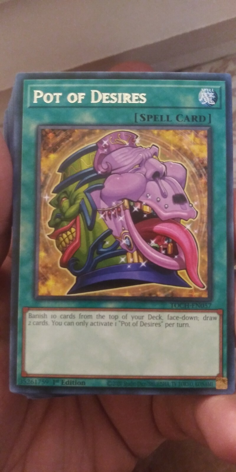 3x Pot of Desires 1st Edition Rare TOCH-EN057 Yu-Gi-Oh! | eBay