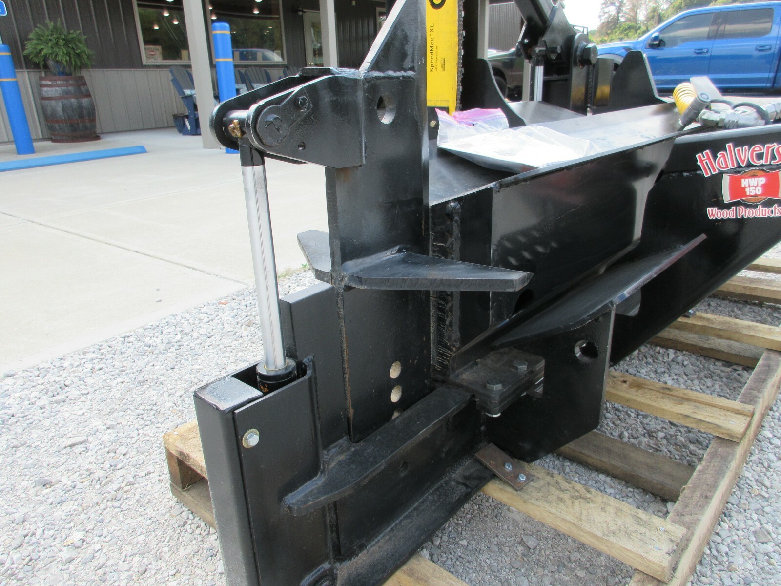 Firewood wood log Processor Attachment Bobcat CAT Deere Gehl Skid Steer ...