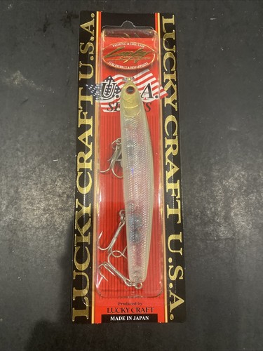 Lucky Craft Discontinued Wander Slim 110 3/4oz 4 1/2” Ghost Bone | eBay