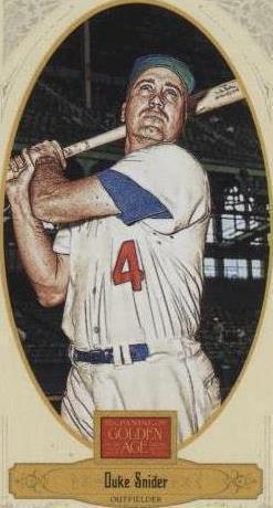 2012 Panini Golden Age - Duke Snider #68 Candy Croft's Mini Blue Back ...