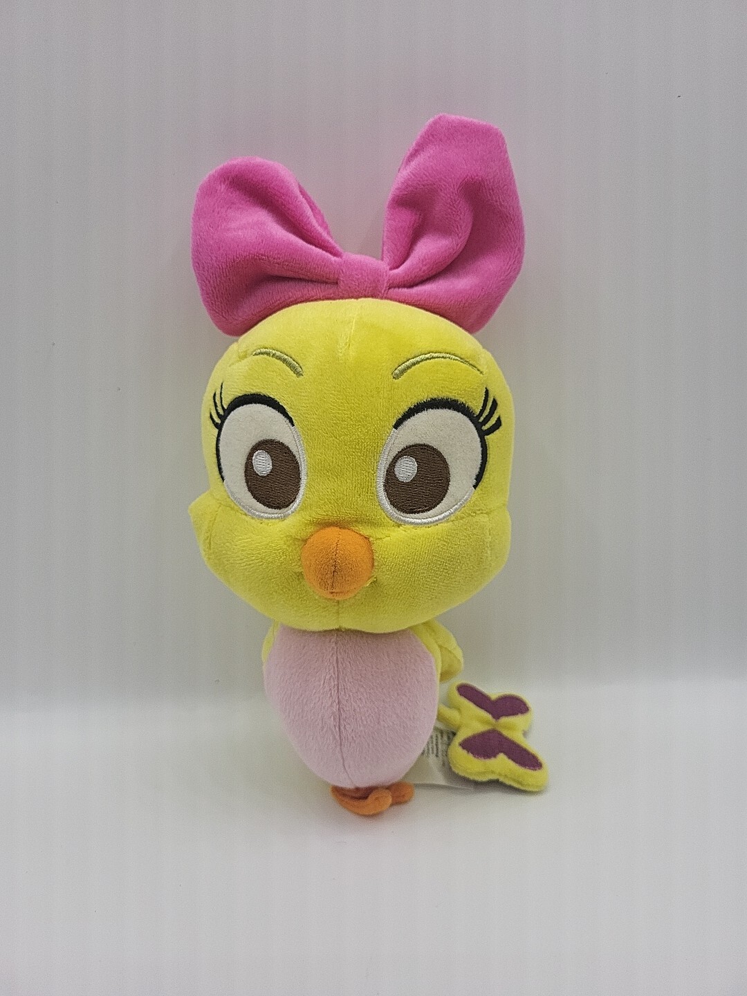 Disney Store Cuckoo Loca Yellow Bird Plush Minnie Mouse Pink Bow | eBay