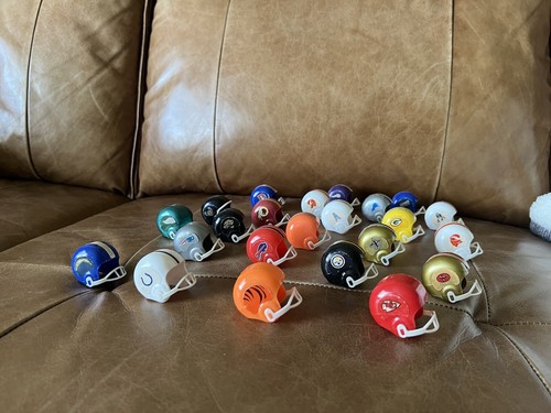 Vintage NFL Football vending Machine Gumball Mini Helmets Set | eBay
