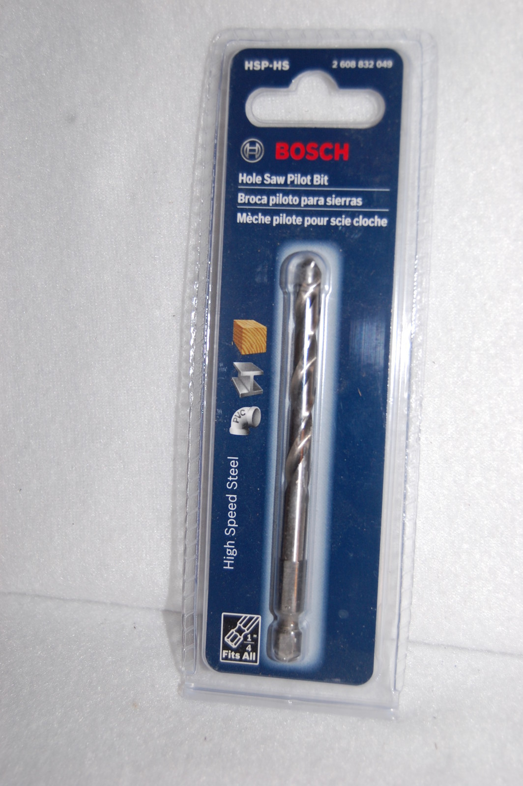 Bosch HSP-HS 1/4" Hex 4" High-Speed Steel Pilot Bit UNIVERSAL FIT | eBay