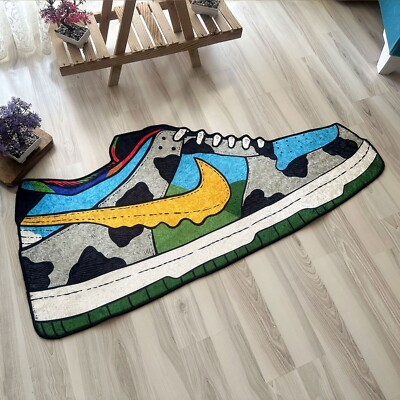 Nike SB Dunk Low Ben Chunky Dunky Shaped Soft Rug Mat, Sneakerhead, 2x4 ...