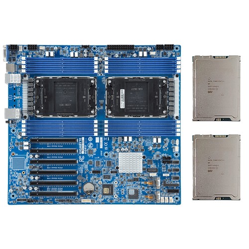 GIBABYTE MS73-HB1 Dual LGA4677 motherboard Intel Xeon Silver 4416 ...