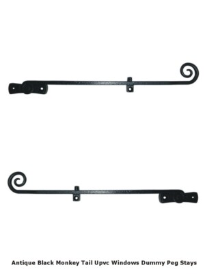 Peg Stay Monkey Tail Antique Black Window Cottage Type Dummy | eBay UK