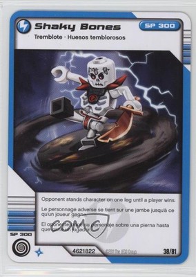 2011 Lego Ninjago - Masters of Spinjitzu Trading Card Game Shaky Bones ...