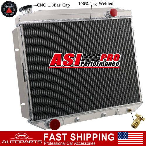 4 Rows Radiator For 1957-1959 Ford Fairlane/Ranchero/Mercury/Skyliner ...