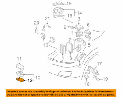 82663-48020 Toyota Cover, relay block, lower, no.3 8266348020, New ...