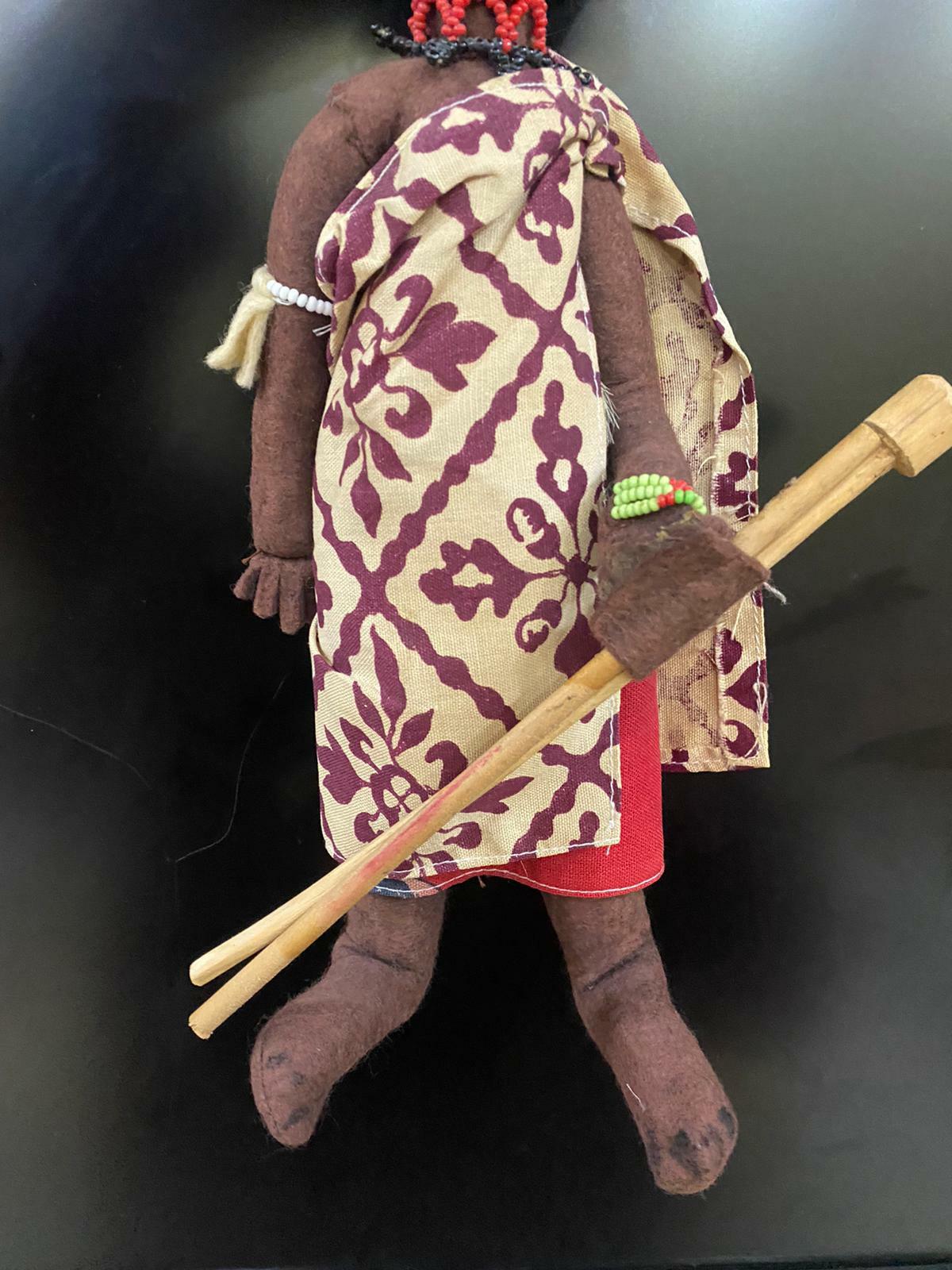 Vintage Traditional Stuffed Cloth Swazi Hand Crafted Wenco Design Folk ...