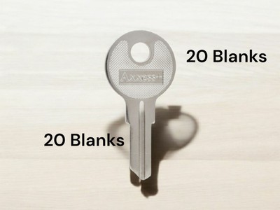 Hillman 88064 Brass Nickel #80 Universal Single Sided Blank Key (Pack ...