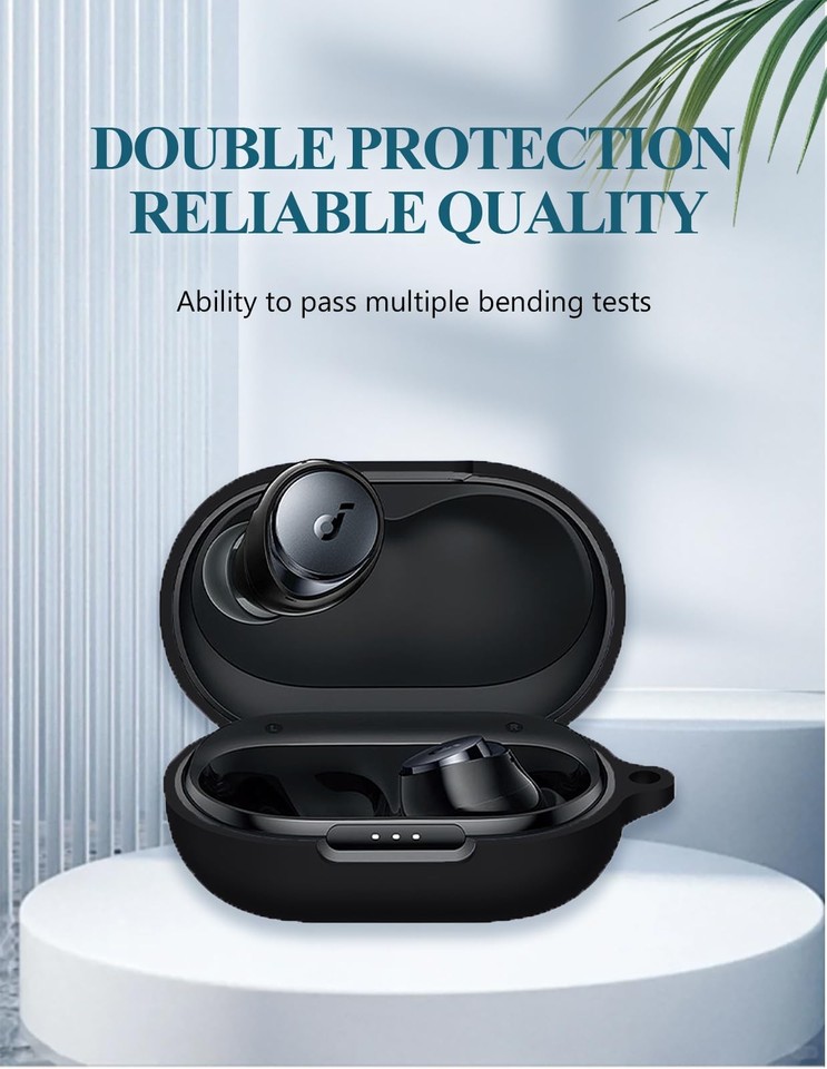 Case for Soundcore by Anker Space A40 Adaptive Active Noise Cancelling ...