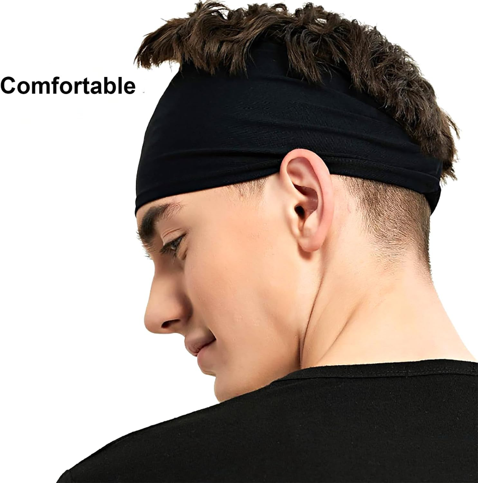 Sweat Headbands, Sports Headbands for Men Women, Head Band for Golf ...