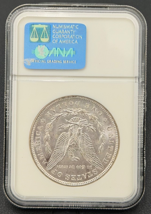 1921 D Morgan Silver Dollar $1 NGC MS 65 High Grade Semi-Key Date Old ...