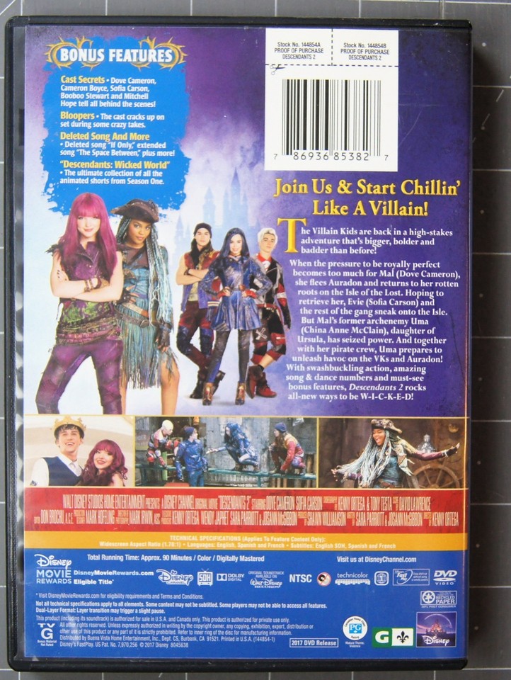 Descendants 2 (DVD) Disney Live Action | eBay