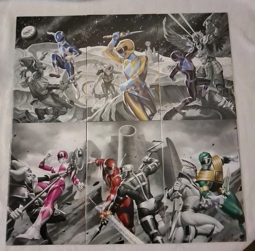 Mighty Morphin Power Rangers #50 Comic Color Splash Virgin Variants Lot ...