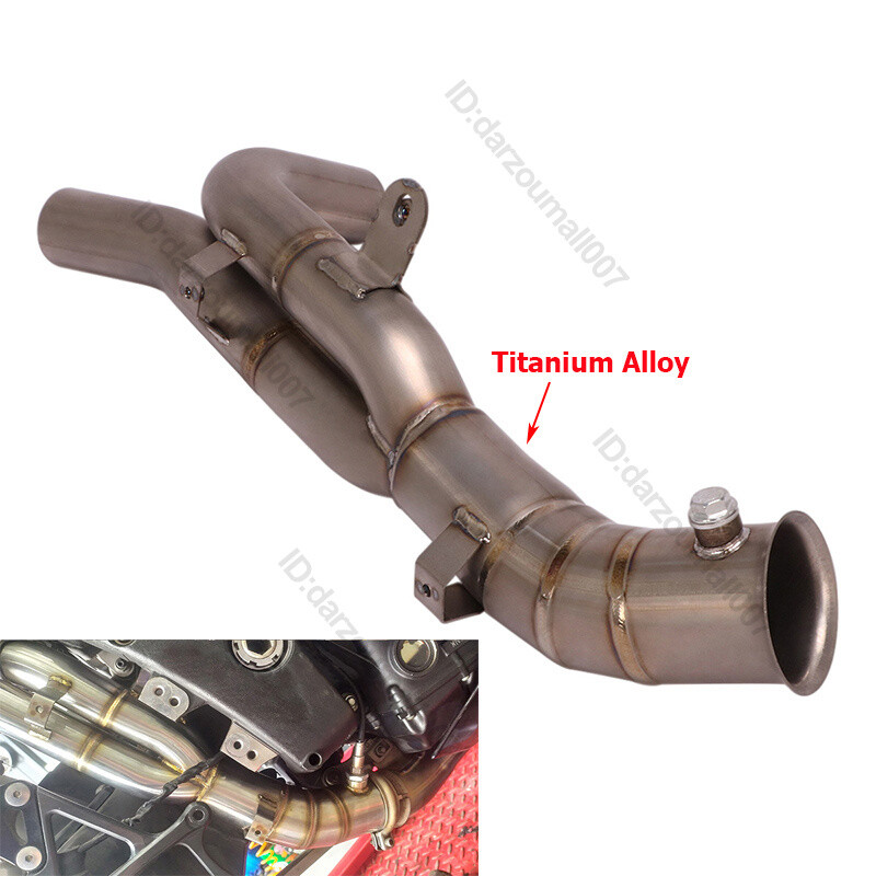 Titanium Middle Link Pipe For Yamaha YZF R1 2009-2014 Motorcycle ...