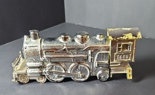 Avon Train Bottle Leather After Shave 5 FL Oz. Silver Engine Full | eBay