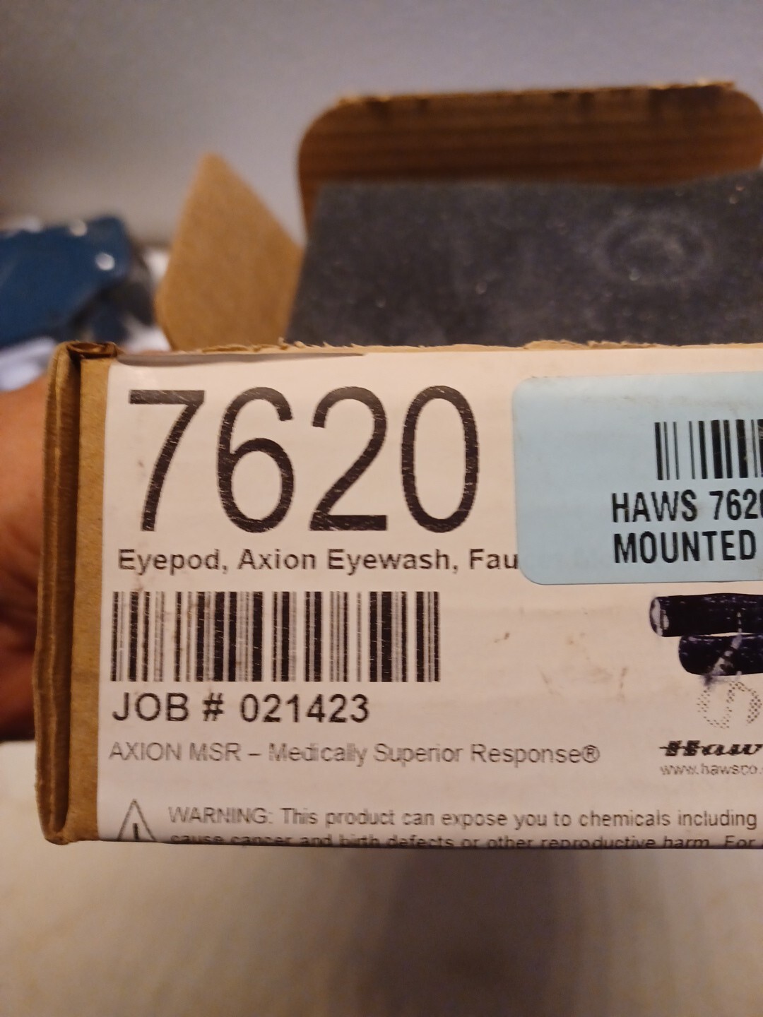 Haws 7620 Stainless Steel AXION- eyePOD- Faucet-Mounted Eye Wash for ...