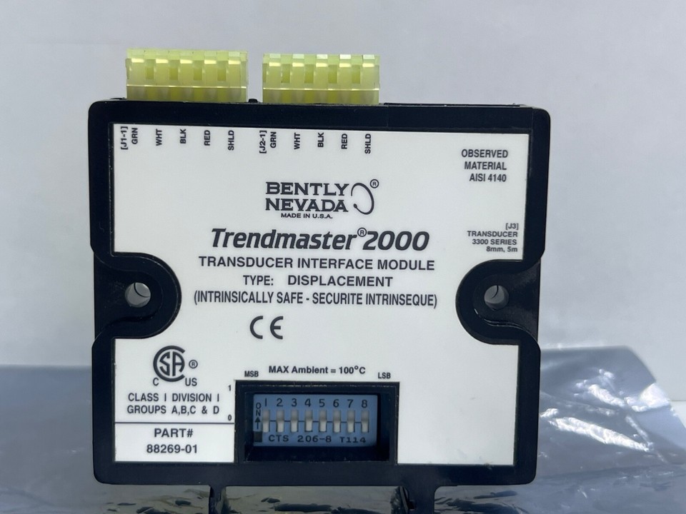 BENTLY NEVADA 88269-01 TRANSDUCER INTERFACE MODULE | eBay