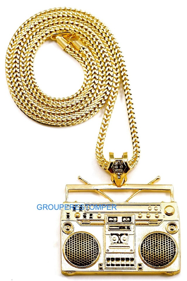 Boom Box Necklace New Pendant with Necklace Blaster Cassette | eBay