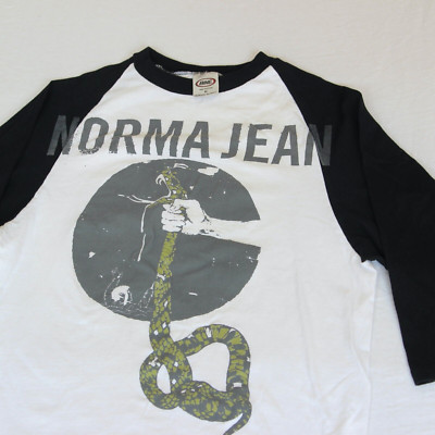 VTG Norma Jean Band Tee Concert Merch Snake Metalcore Metal Raglan T ...