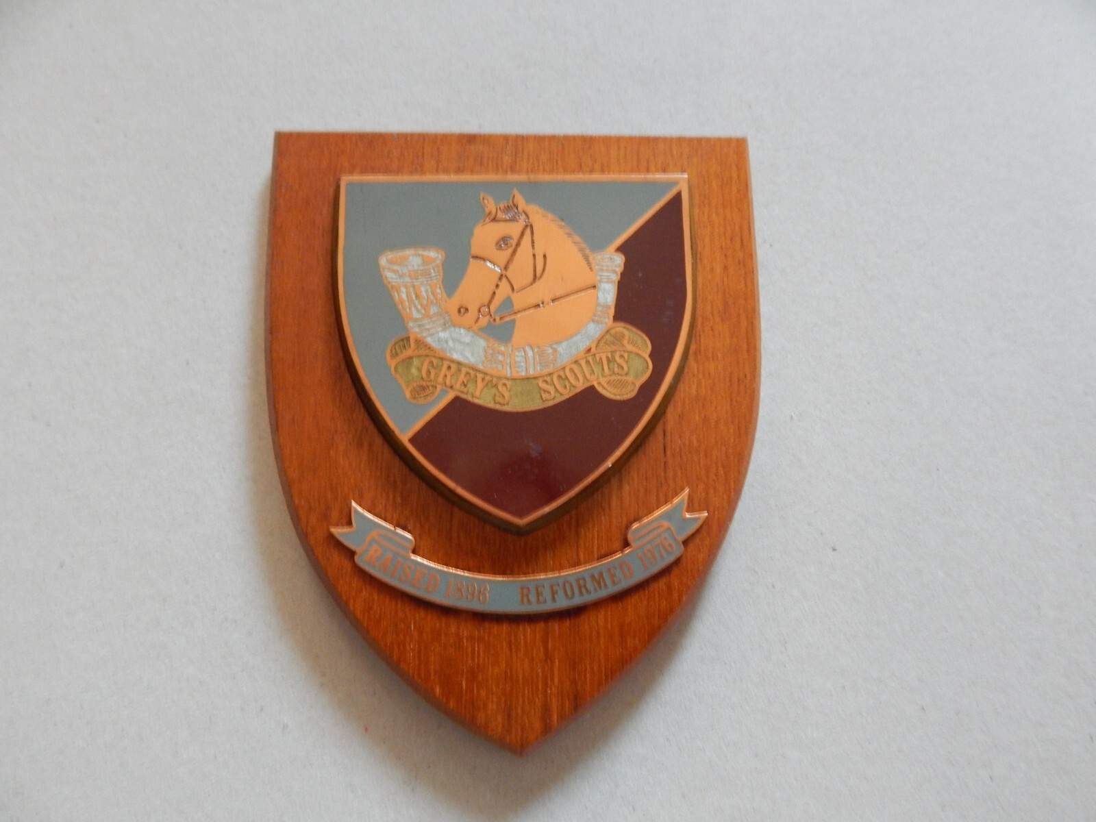Rhodesia Grey's Scouts Plaque Rhodesian | eBay UK