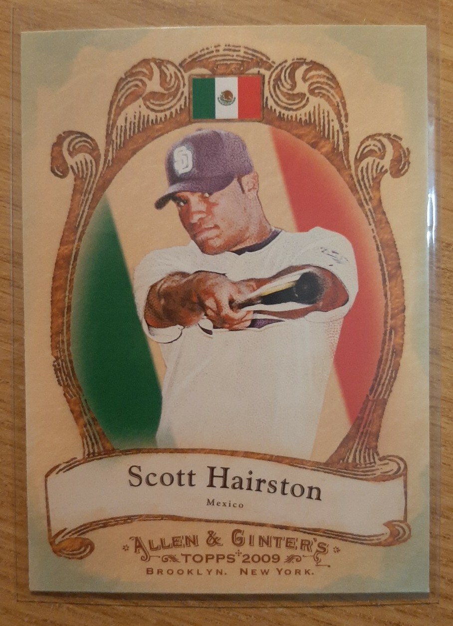 2009 TOPPS ALLEN & GINTER NATIONAL PRIDE SCOTT HAIRSTON #21 SD PADRES ...