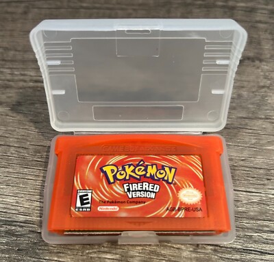 GBA Pokemon FireRed Version (Game Boy Advance, 2004) Cartridge Game VG ...