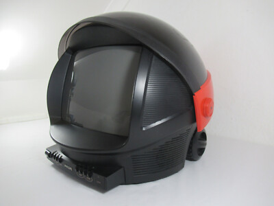 Retro 1980s Philips Discoverer Red and Black Futuristic Space Helmet ...