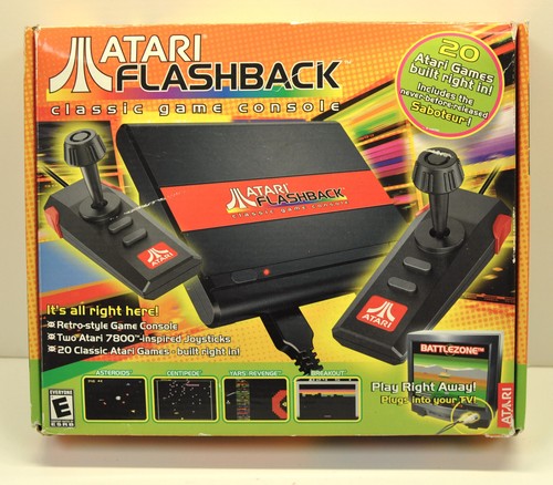 2004 ATARI FLASHBACK Mini 780Classic Game Console and 20 Retro Games ...