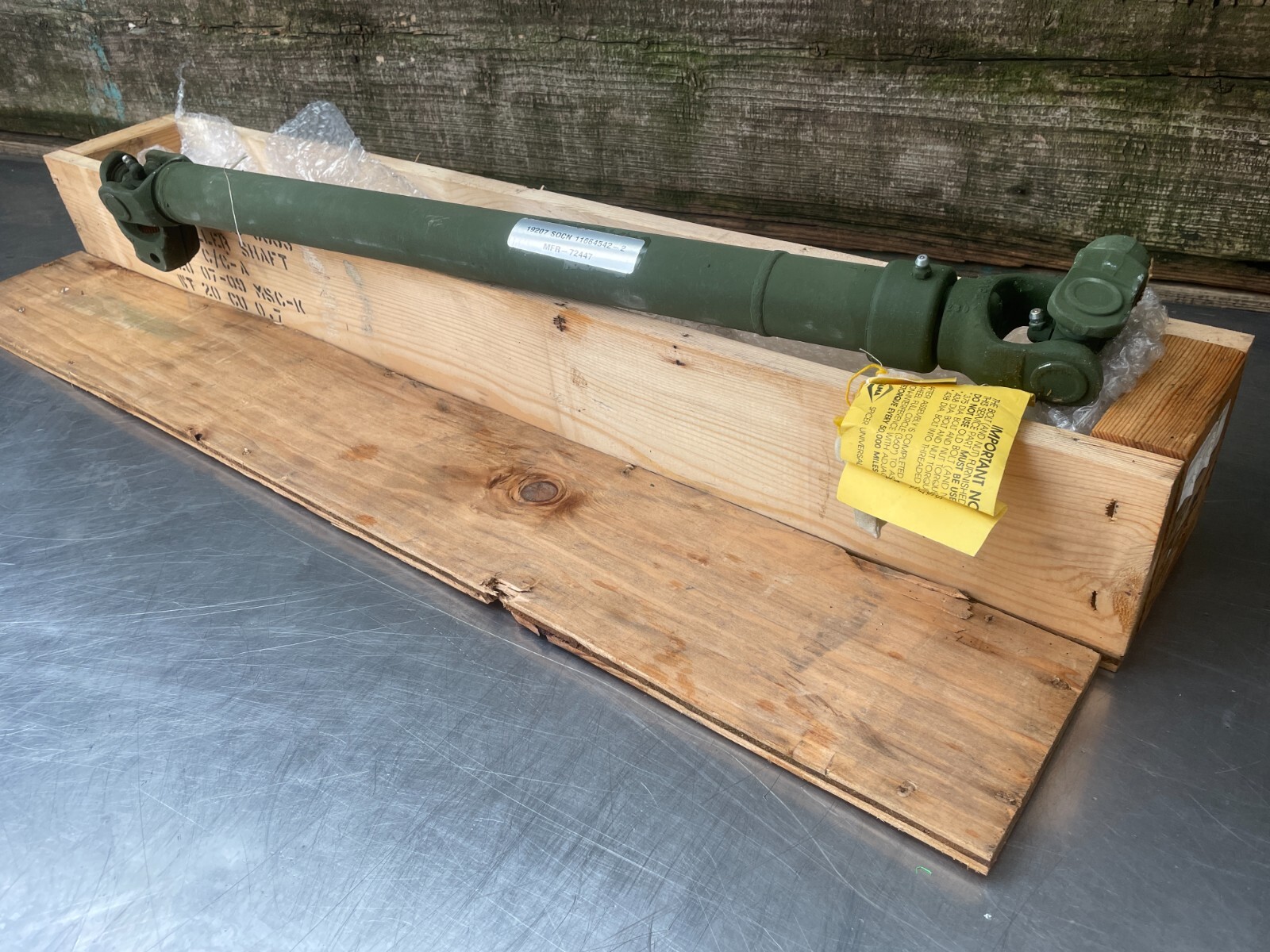 M939 5 TON 6x6 Steering Propeller Prop Shaft Double U-Joint w/ Bolts ...