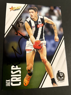 JACK CRISP HAND-SIGNED 2023 COLLINGWOOD SELECT CARD - AUTHENTIC | eBay ...