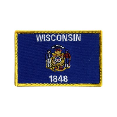 Drapeau De Wisconsin Patch / Badge Brodé | eBay