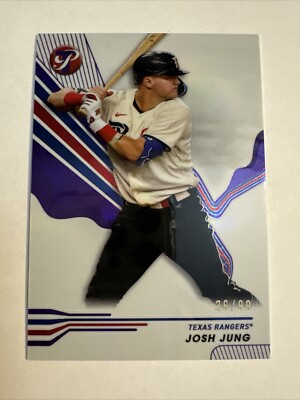 2024 Topps Pristine Josh Jung Purple Refractor /99 #213 Texas Rangers ...