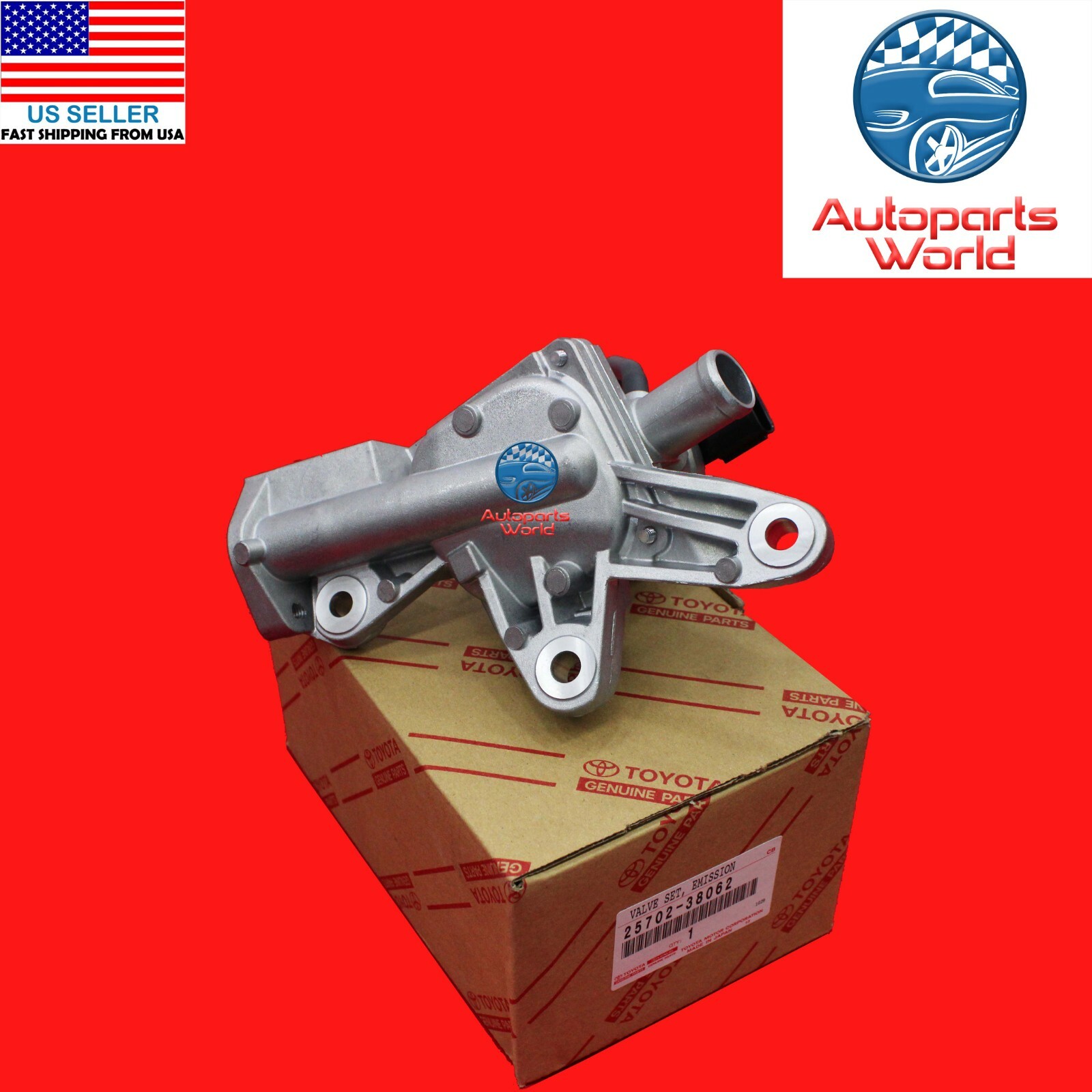 GENUINE OEM TOYOTA 14-19 TUNDRA GX460 LEFT EMISSION CONTROL VALVE 25702 ...