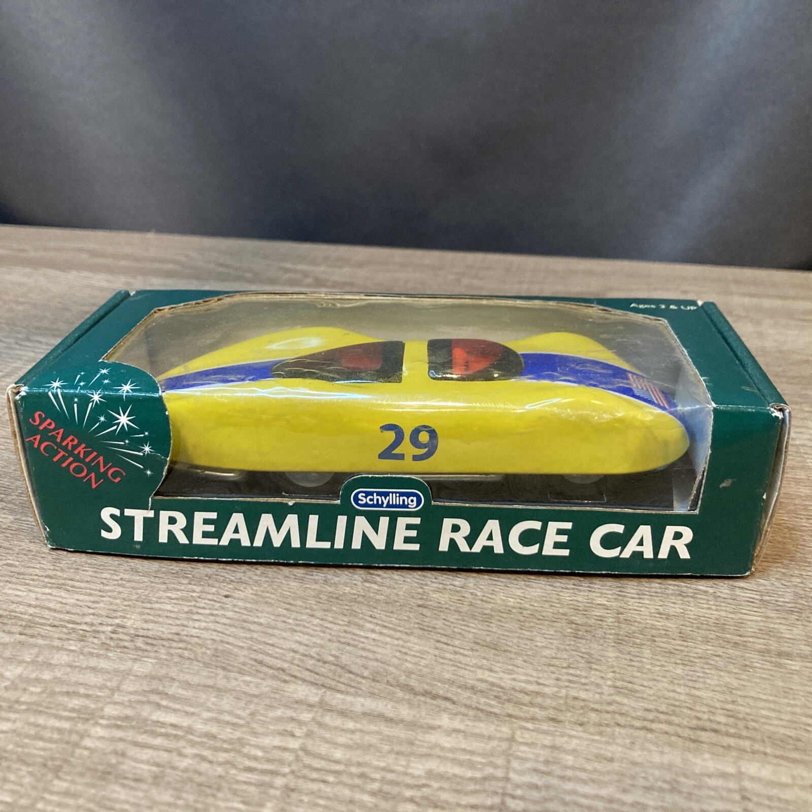 Schylling+Streamline+Race+Car+With+Sparking+Action+%2331+Chrome for ...