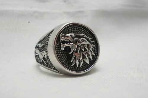 Game of Thrones House Stark Ring Direwolf Wolf Ring | eBay