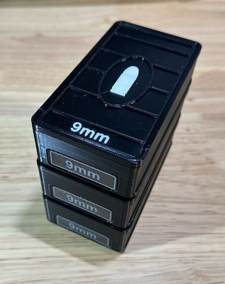 Stackable 9mm Ammo Box 50rd Capacity (3 Pack) | eBay